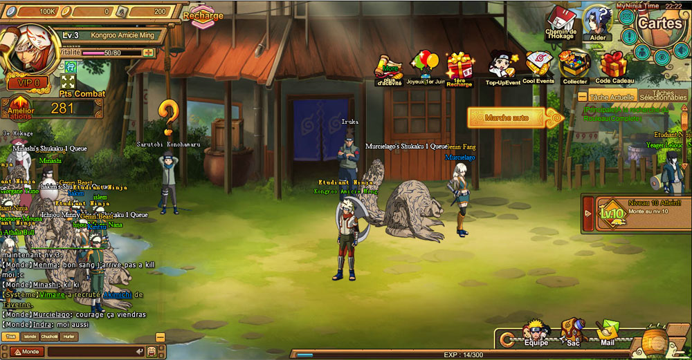 My Ninja Ultimate Naruto En Fran ais Jeu Gratuit Mmorpg